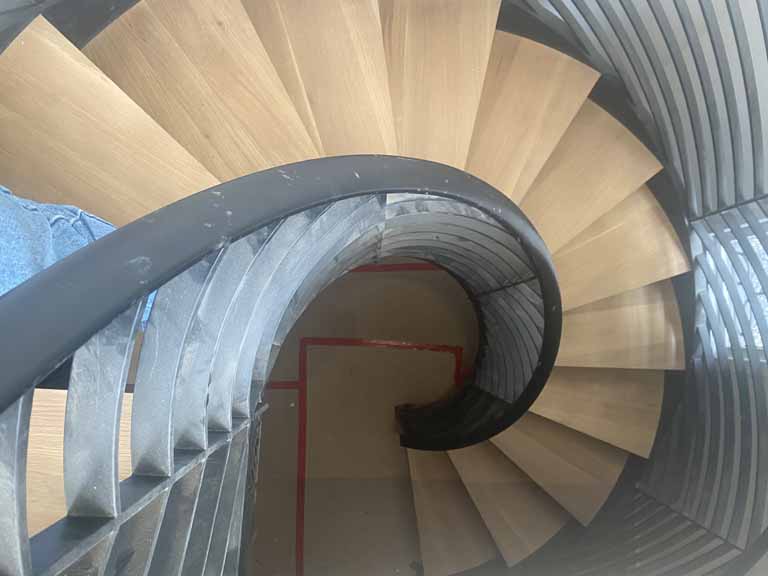 Residential Steel Spiral Staircases and Stringers : Albina Co., Inc.