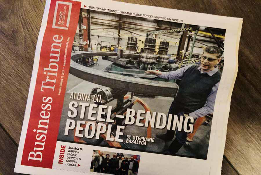 Feature Article in the Portland Business Tribune : Albina Co., Inc.
